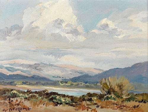 Albert Thomas De Rome | Two Works: Afternoon, Carmel Valley from Carmel ...