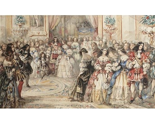 Eugène Lami | The Stuart Ball, Buckingham Palace, 13th June 1851 (1871 ...