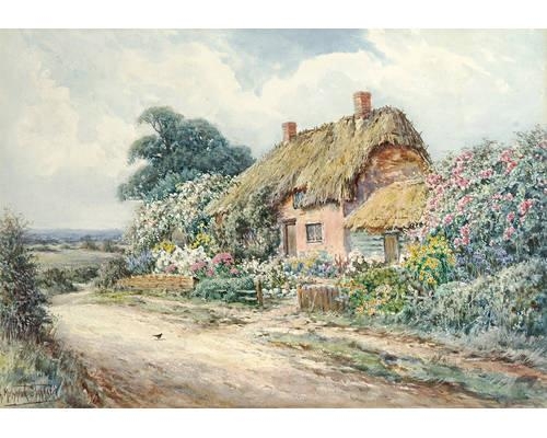 Alexander Molyneux Stannard | A Cottage Garden | MutualArt