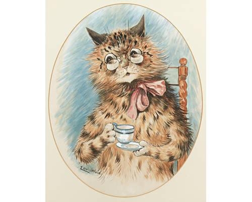 Louis Wain | Portrait of Peter the Cat | MutualArt