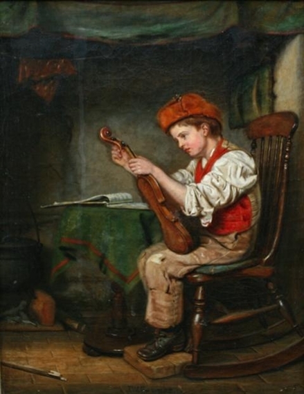 John Haynes-Williams | Tuning the Fiddle | MutualArt