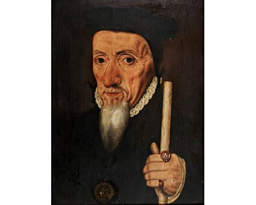 British School, 16th Century | Portrait of a young man, identified as ...