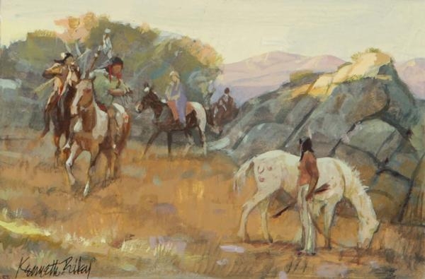 Kenneth Riley | Spirit Dancers | MutualArt