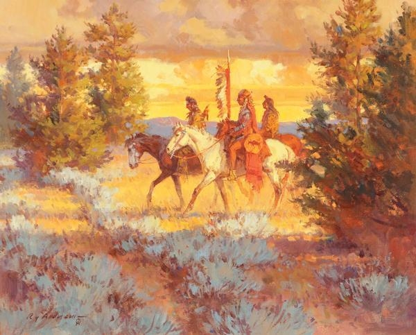 Roy Andersen | Proud of His Ponies | MutualArt