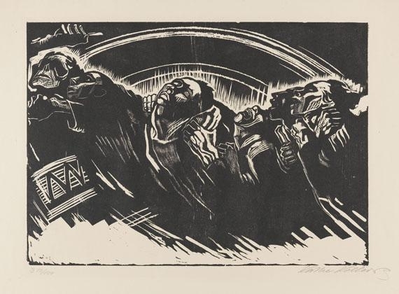 Käthe Kollwitz | Die Freiwilligen (1921) | MutualArt