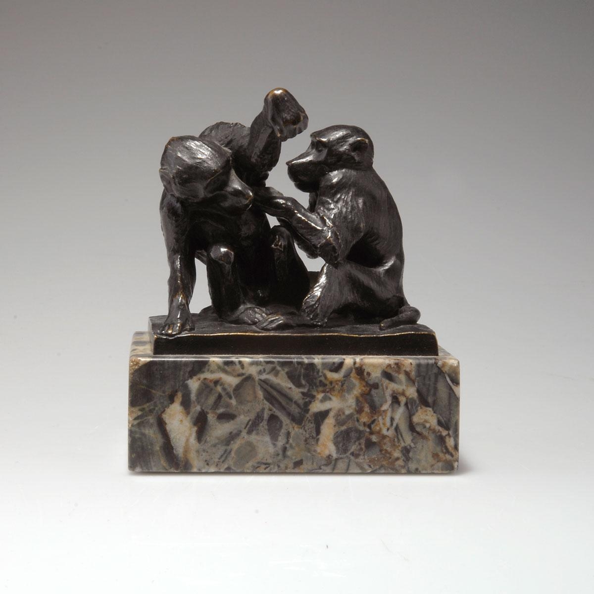 Josef Franz Pallenberg | Two guenons (1905 - 1910) | MutualArt
