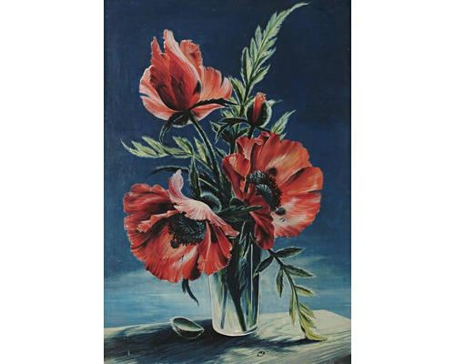 Stuart Maxwell Armfield | Still life with vase of flowers | MutualArt