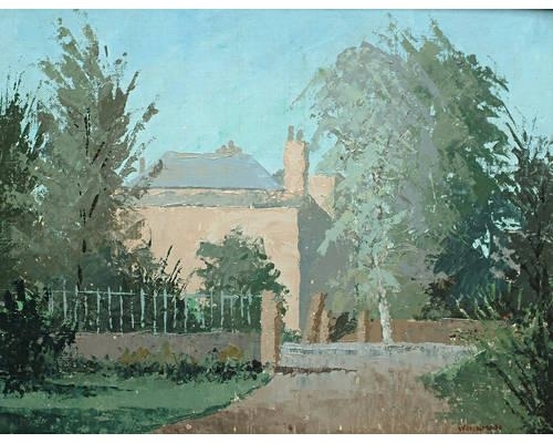 Harold Workman | A Suburban Street Scene in Cheltenham | MutualArt