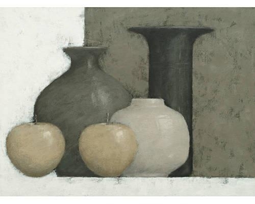 Terry Whybrow | Two Works: Still life with apples and clay pots; Still ...