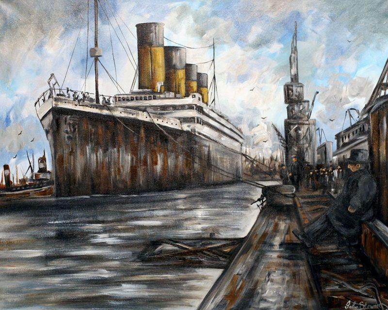 John Stewart | TITANIC SOUTHAMPTON DOCKS (1912) | MutualArt