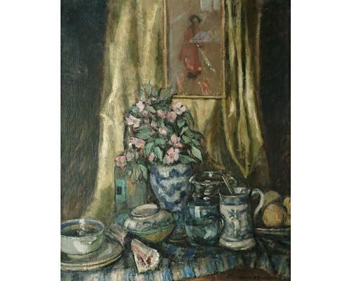 Clare Atwood | Still life with flowers and lemons | MutualArt