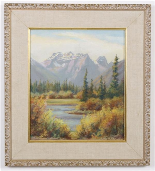 Nina Crumrine | Landscape with river | MutualArt