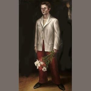 David Hosie | Man with flowers | MutualArt