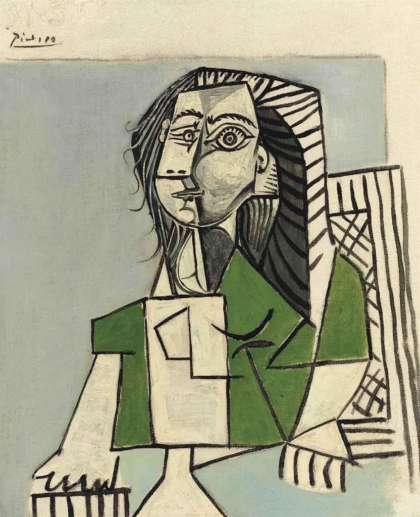 Pablo Picasso | Femme assise (1953) | MutualArt