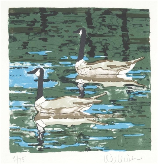 Neil Welliver | Canada Geese | MutualArt