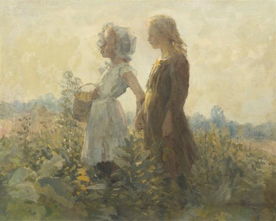 Adam Emory Albright | Children in a Field | MutualArt