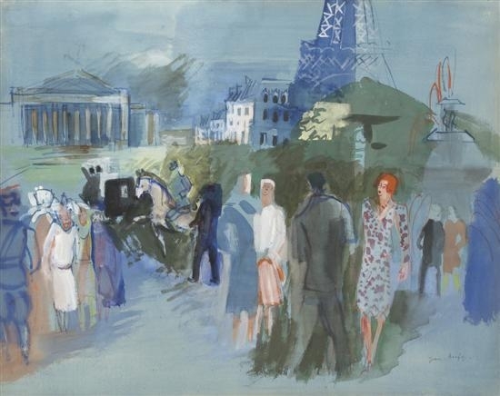 Jean Dufy | Parisian Street Scene | MutualArt