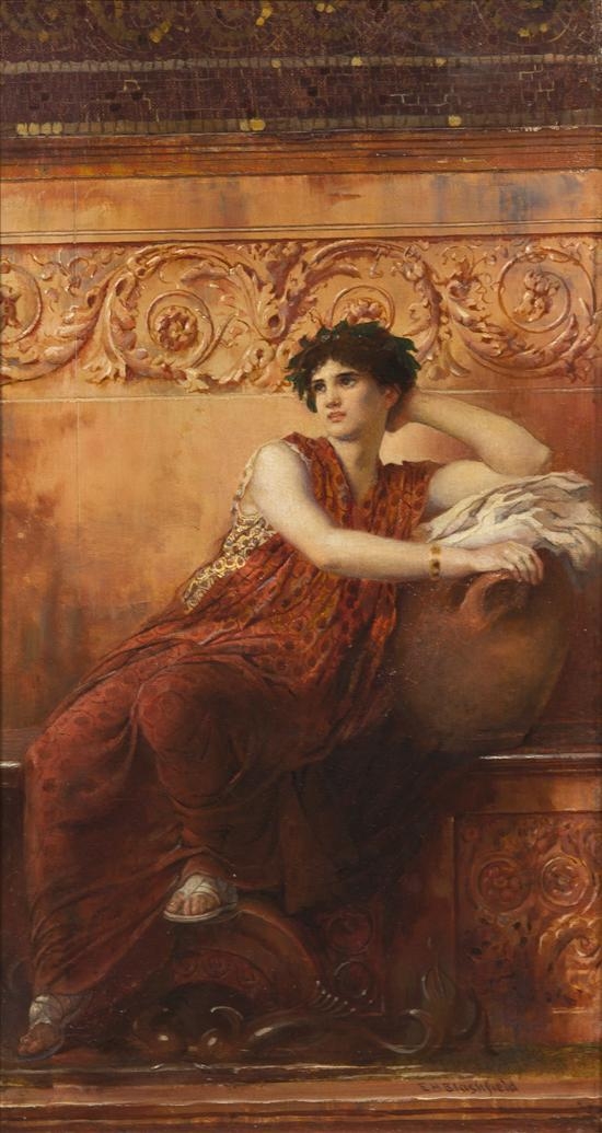 Edwin Howland Blashfield | The Roman Pose | MutualArt