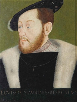 Corneille de Lyon | Portrait of a gentleman, bust-length | MutualArt