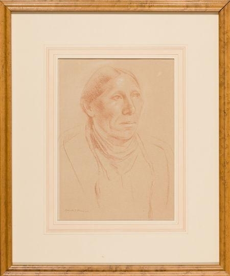 Kenneth Miller Adams | Portrait of an Indian | MutualArt
