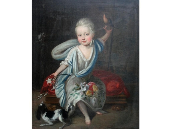 Robert Byng | Portrait of a child | MutualArt