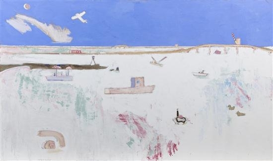 Paton Miller | Seascape with Ships | MutualArt