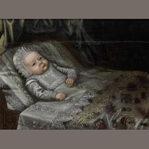 Anglo-Dutch School, 17th Century | Portrait of a baby, in lace costume ...
