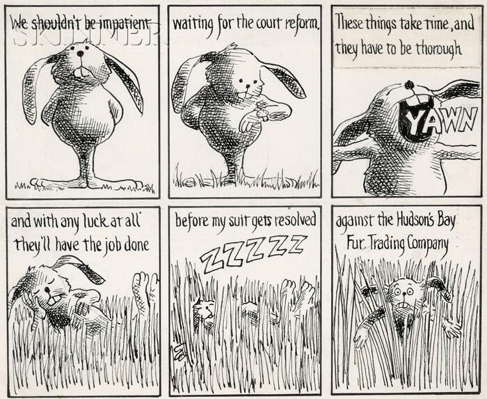 David Omar White | The White Rabbit Political Cartoon Strips (1974 ...