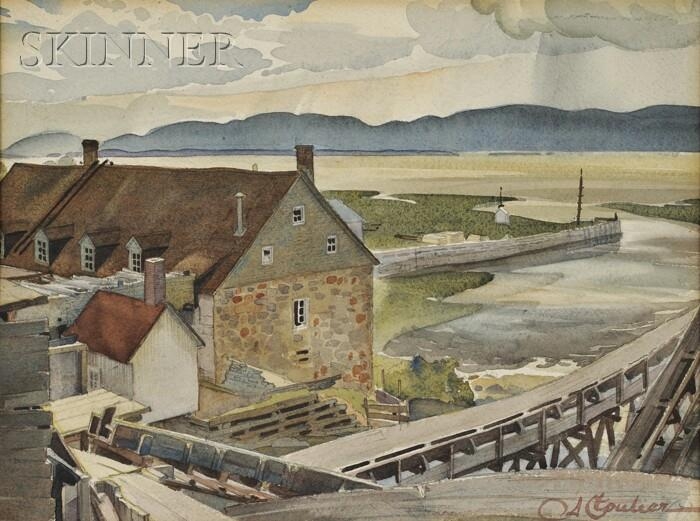 Albert Cloutier | Moulin de Gaspé (1931) | MutualArt