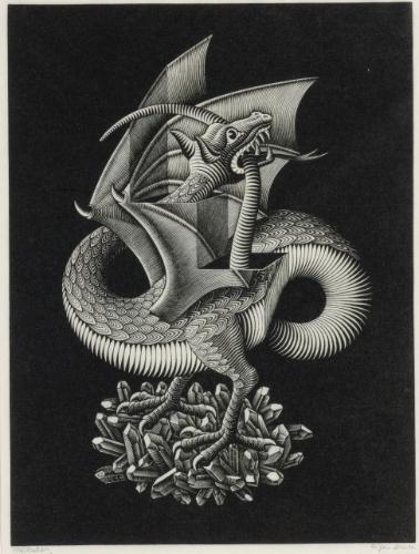 Maurits Cornelis Escher | Concentric Rinds (1953) | MutualArt