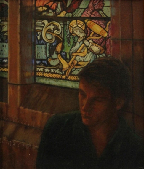 Peter Waddell | Boy in Cathedral | MutualArt