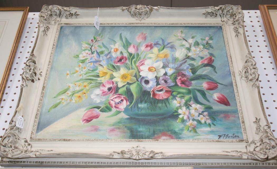 H. F. Borton | Still Life Study of Spring Flowers | MutualArt