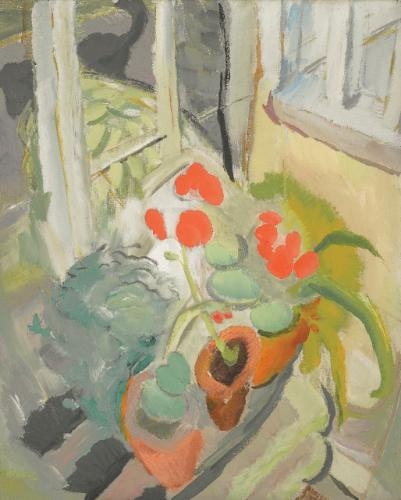 Ivon Hitchens | Terwick Mill no.14, Waterfall (1945) | MutualArt