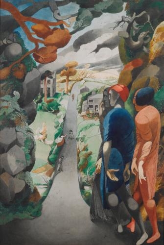 Edward Burra | Ropes and Lorries (1942 - 1943) | MutualArt