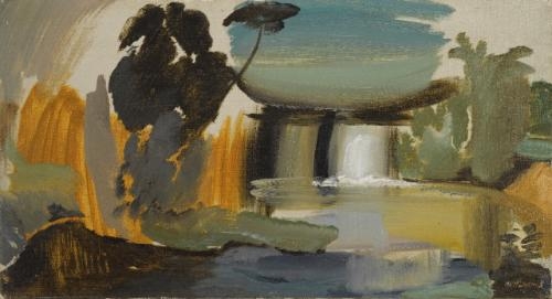 Ivon Hitchens | Terwick Mill no.14, Waterfall (1945) | MutualArt