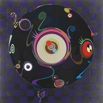 Takashi Murakami | Superflat Jellyfish Eyes 1 (2003) | MutualArt