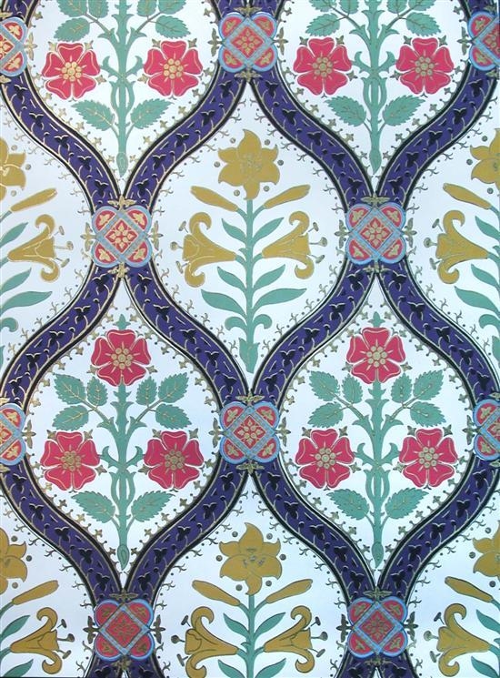 A. Pugin | A single roll of 'Gothic Lily' Wallpaper | MutualArt