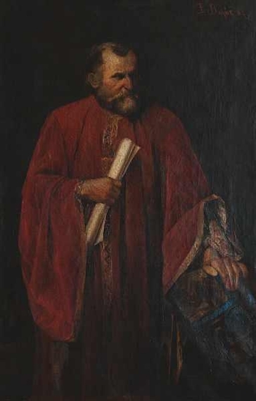 Emanuel Boháč | Theologian Jerome of Prague (1887) | MutualArt