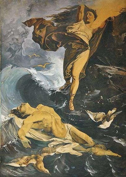 Felix Jenewein | Hero and Leander (1896) | MutualArt