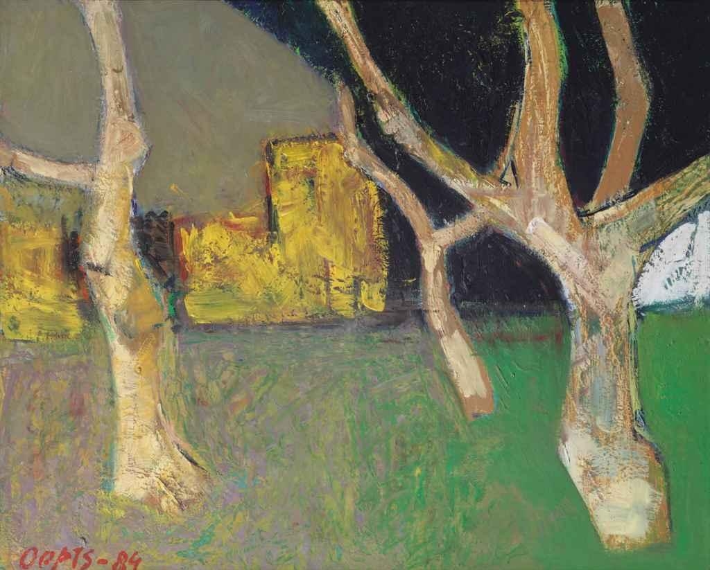 Wim Oepts | Mountainous landscape (1981) | MutualArt