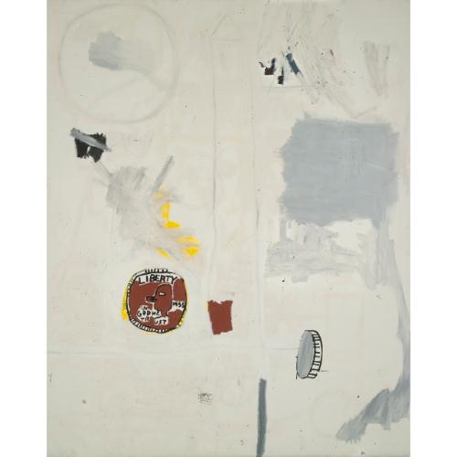 Jean-Michel Basquiat | Untitled (Yellow Tar and Feathers) (1982) | MutualArt