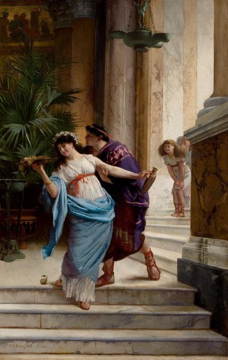 Edwin Howland Blashfield | The Lover's Advance | MutualArt