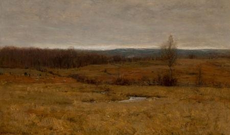 Dwight William Tryon | Moonlight in Rhode Island (1890) | MutualArt