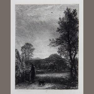 Samuel Palmer | The Sleeping Sheppard - Early Morning (1854 - 1857 ...