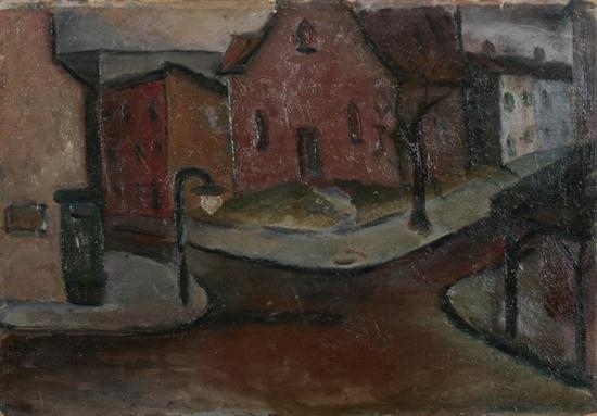 Edward Rosenfeld | BALTIMORE STREET SCENE (1933) | MutualArt