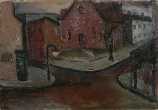 Edward Rosenfeld | BALTIMORE STREET SCENE (1933) | MutualArt