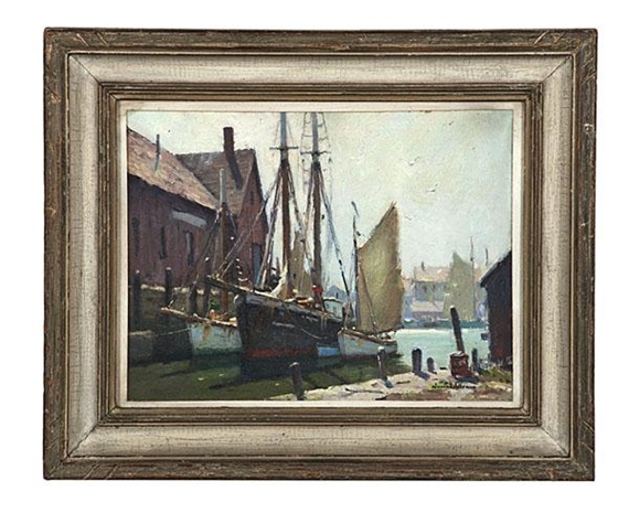 Junius Allen | Gloucester Fishing Boats (1944) | MutualArt