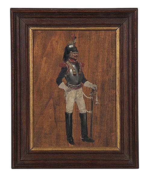 Albert Bligny | Portrait of an Officer | MutualArt