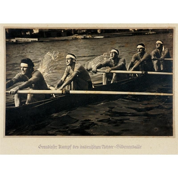 Leni Riefenstahl | Italian rowing eight from the portfolio Olympia ...