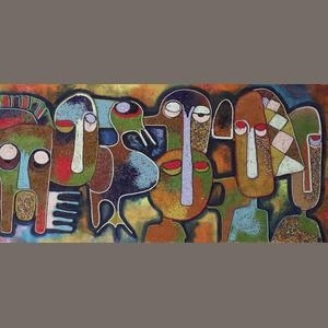 Jimoh Buraimoh | Faces and creatures (1976) | MutualArt